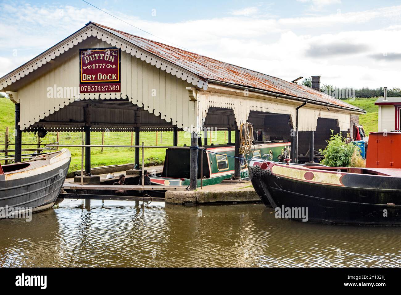 Dutton dry dock, narrowboat repairs and maintenance is a listed ...