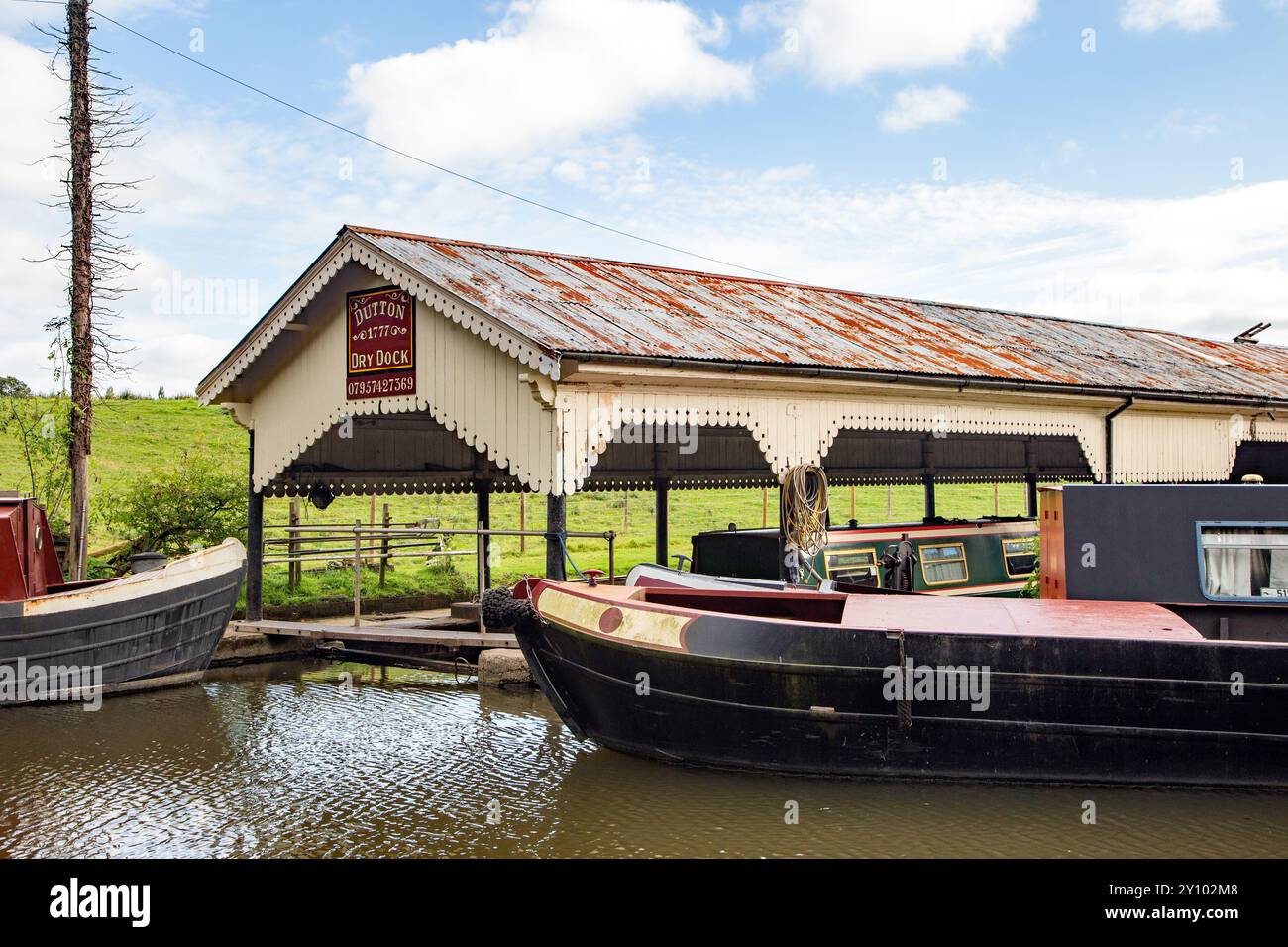 Dutton dry dock, narrowboat repairs and maintenance is a listed ...