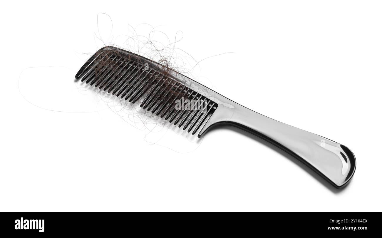 One hair on white Cut Out Stock Images & Pictures - Alamy