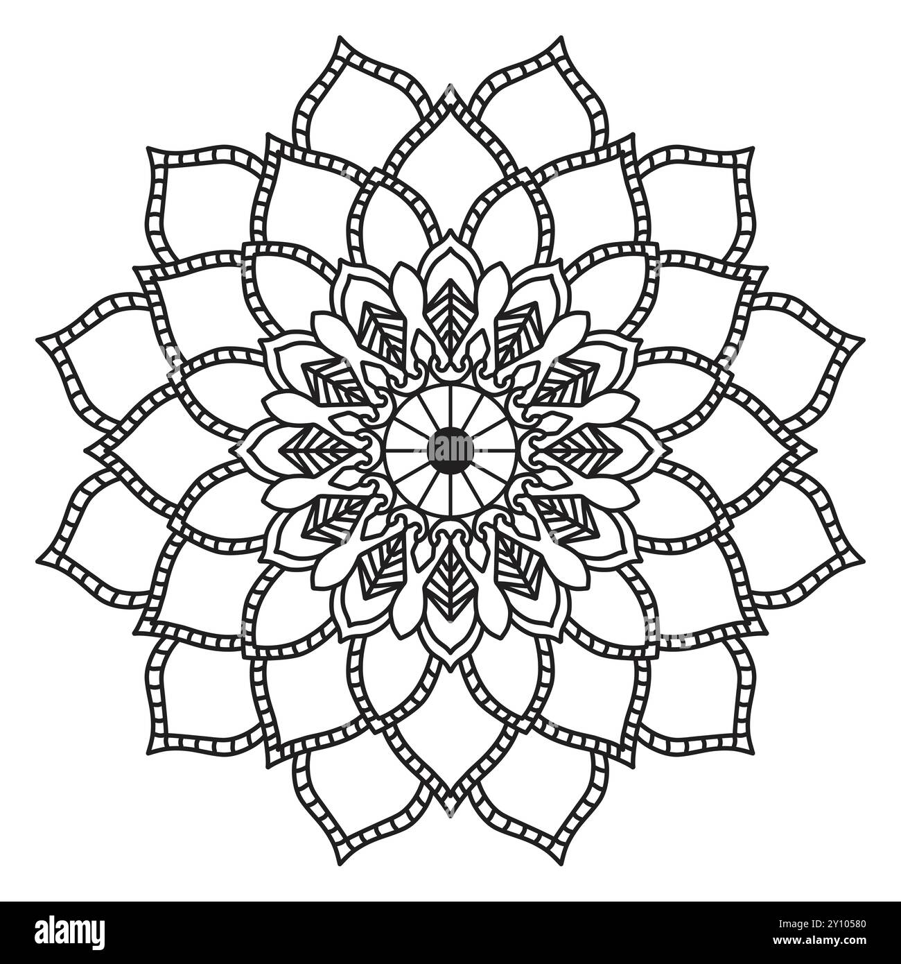 Vector adult coloring book Cut Out Stock Images & Pictures - Alamy