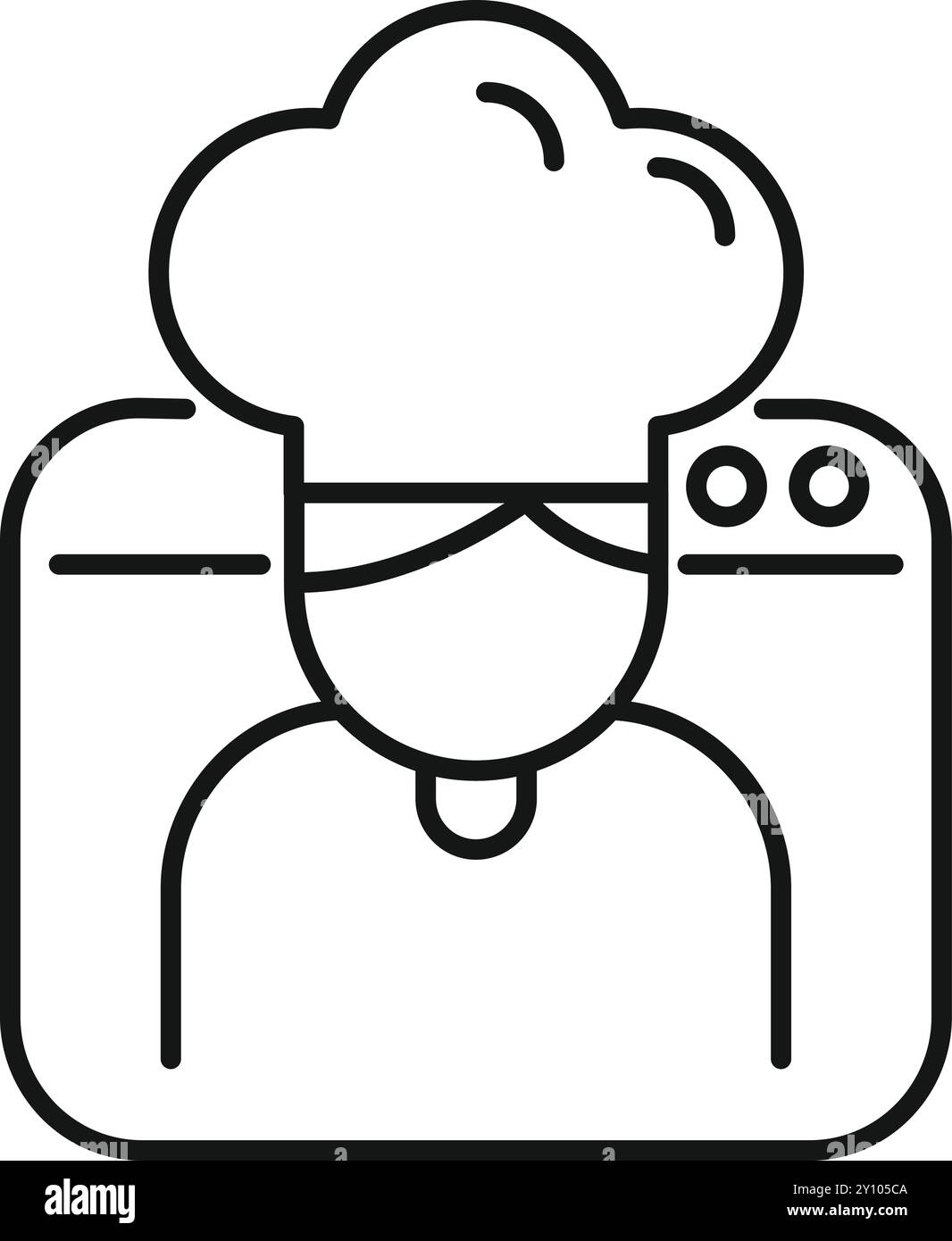 Wearing a toque Stock Vector Images - Alamy