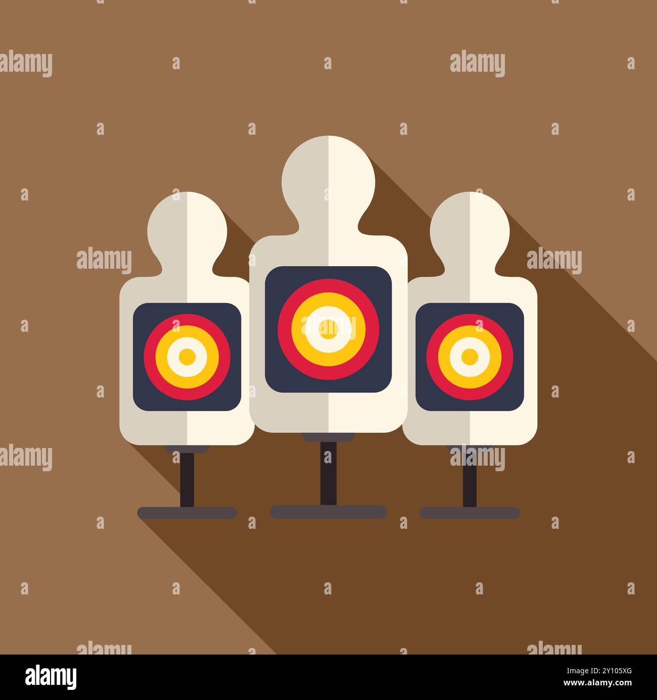 Three gun competition Stock Vector Images - Alamy
