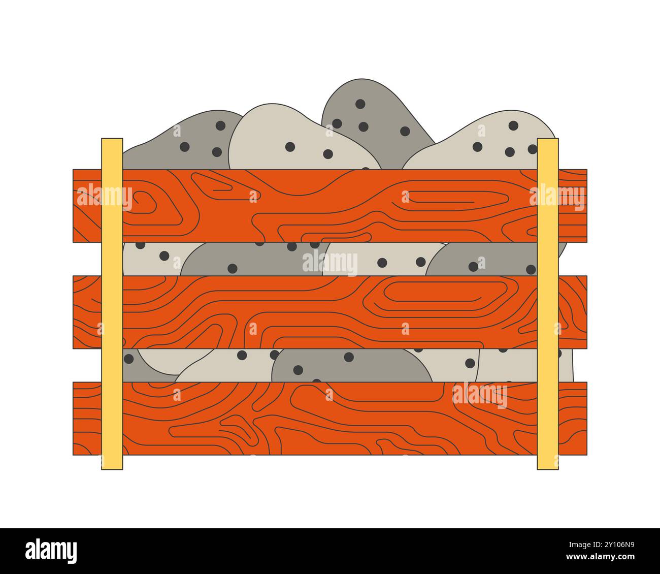 Potatoes crate Stock Vector Images - Alamy
