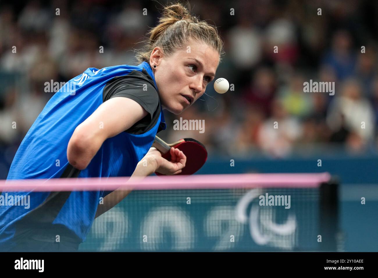 Paris, France. 4th Sep, 2024. Natalia Partyka of Poland competes during ...