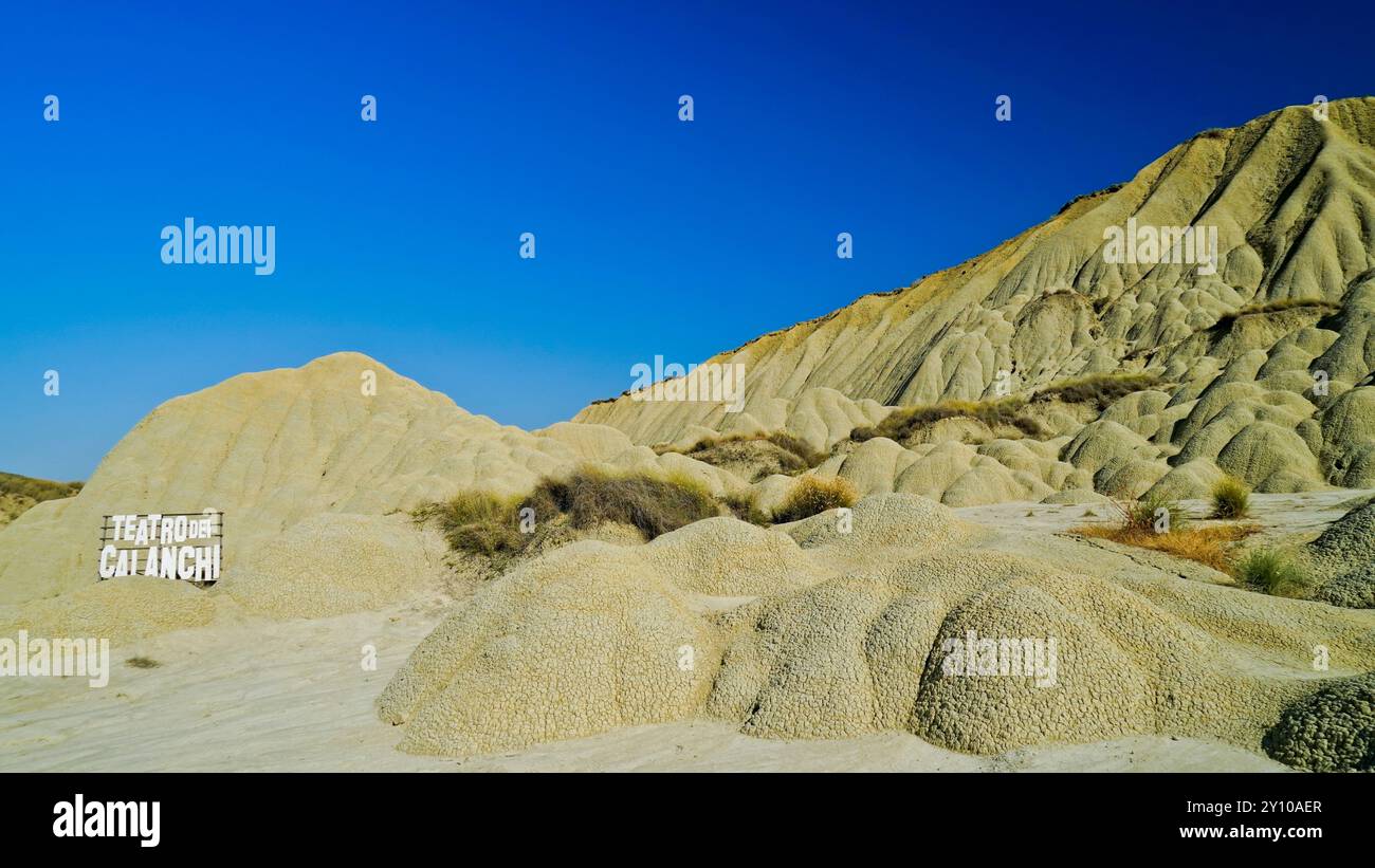 The Calanchi Lucani Park, Province of Matera, Basilicata, Italy Stock ...