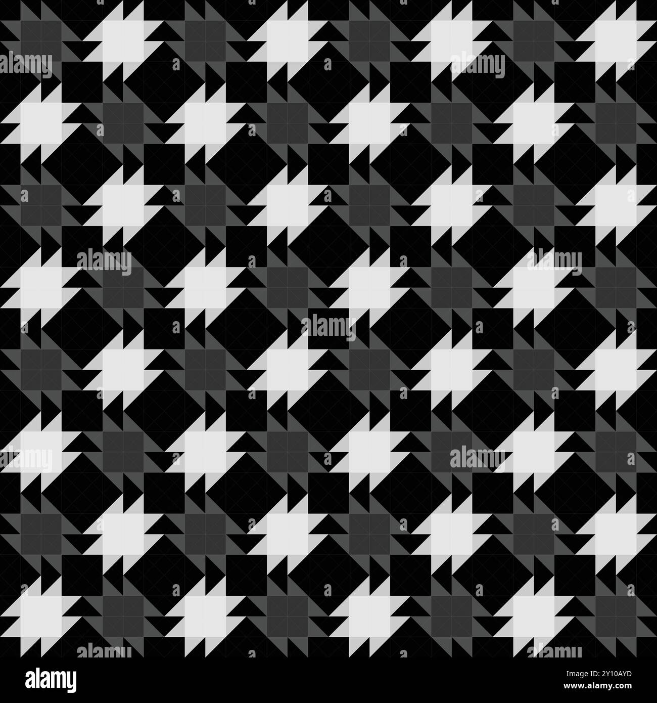 A captivating black and white geometric pattern that features dynamic ...