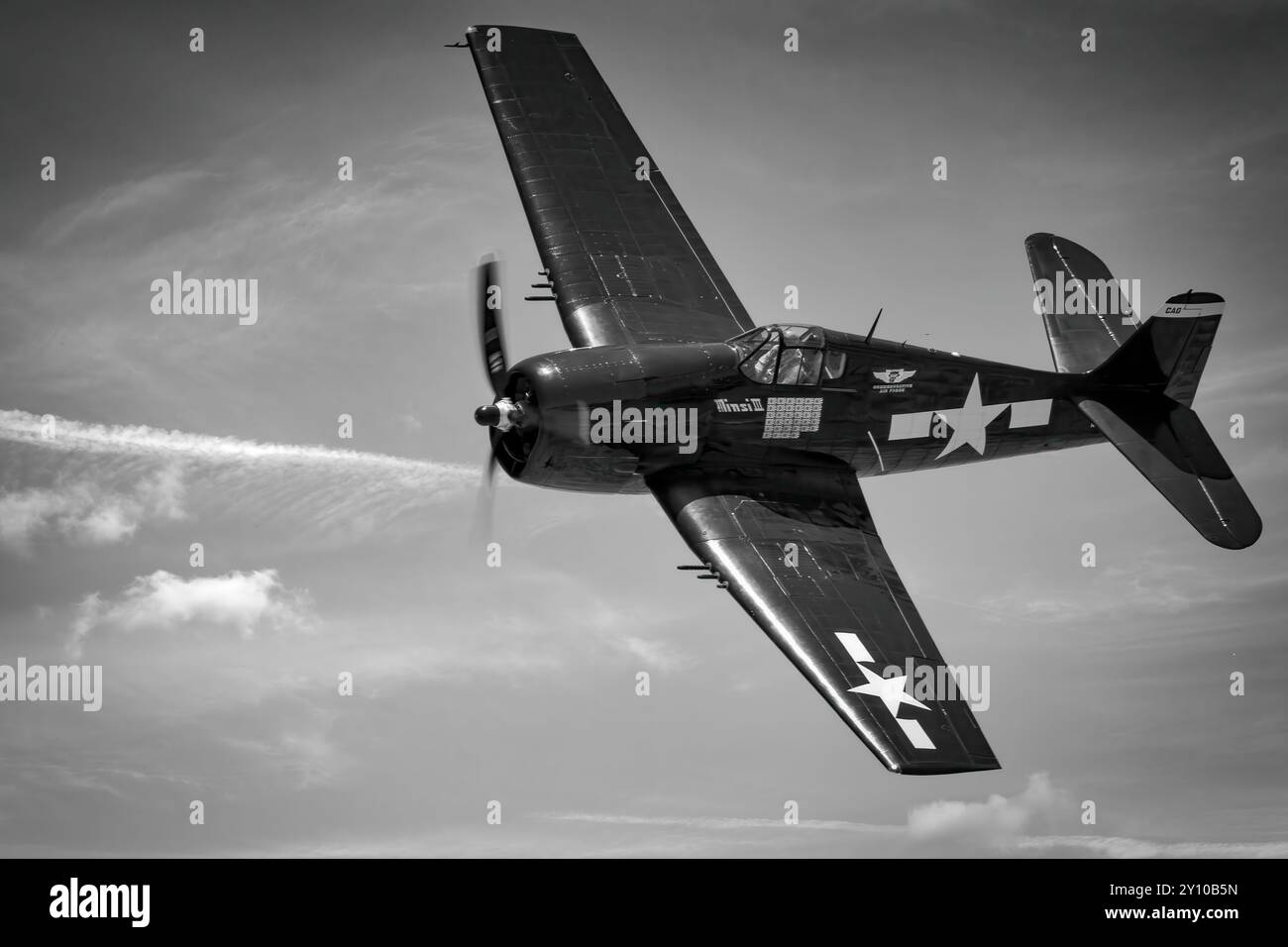 An F6F Hellcat performas at the 2024 Legacy of Liberty Airshow at ...