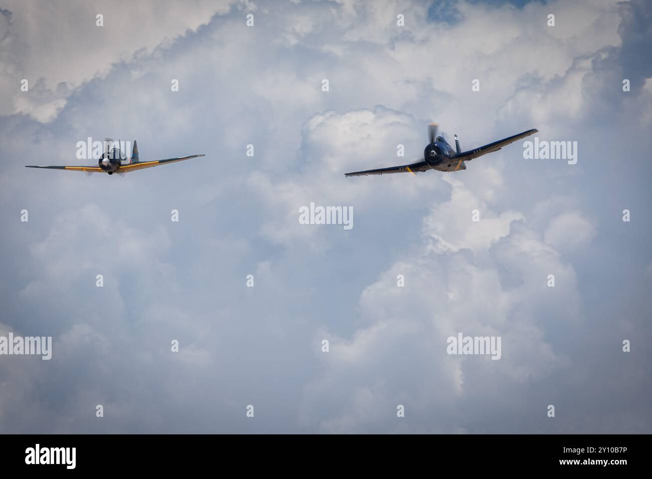 A Japanese Zero and US Navy Hellcat at the 2024 Legacy of Liberty ...