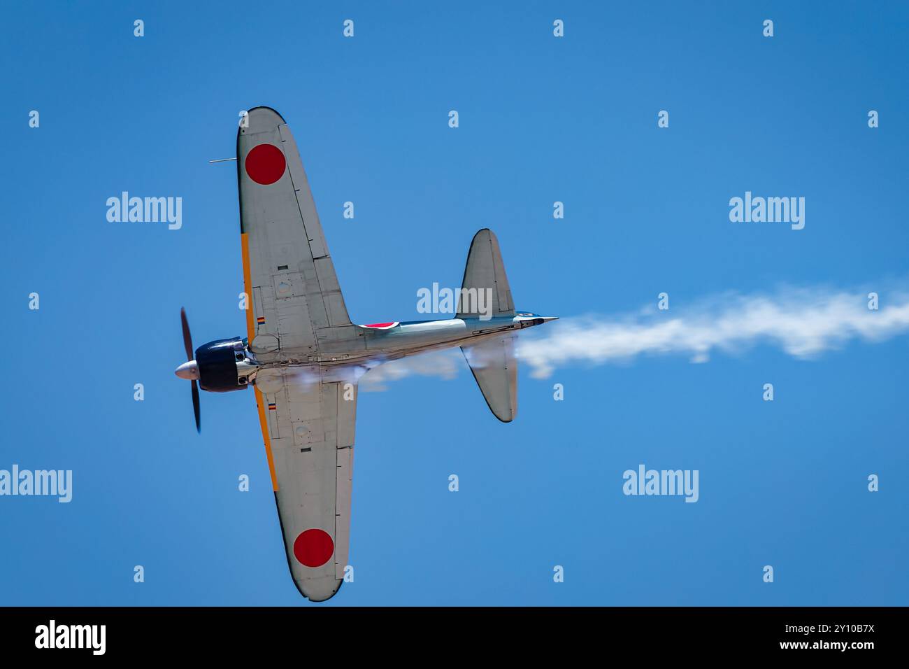 A Japanese Mitsubishi Zero at the 2024 Legacy of Liberty Airshow at ...