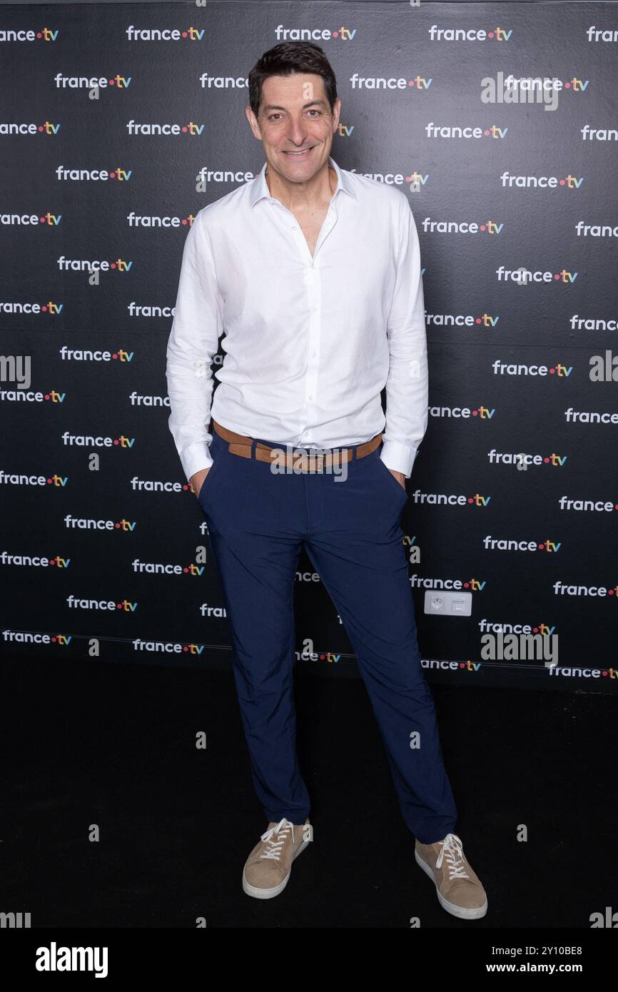 Paris, France. 04th Sep, 2024. Alexandre Boyon attends France TV Press ...