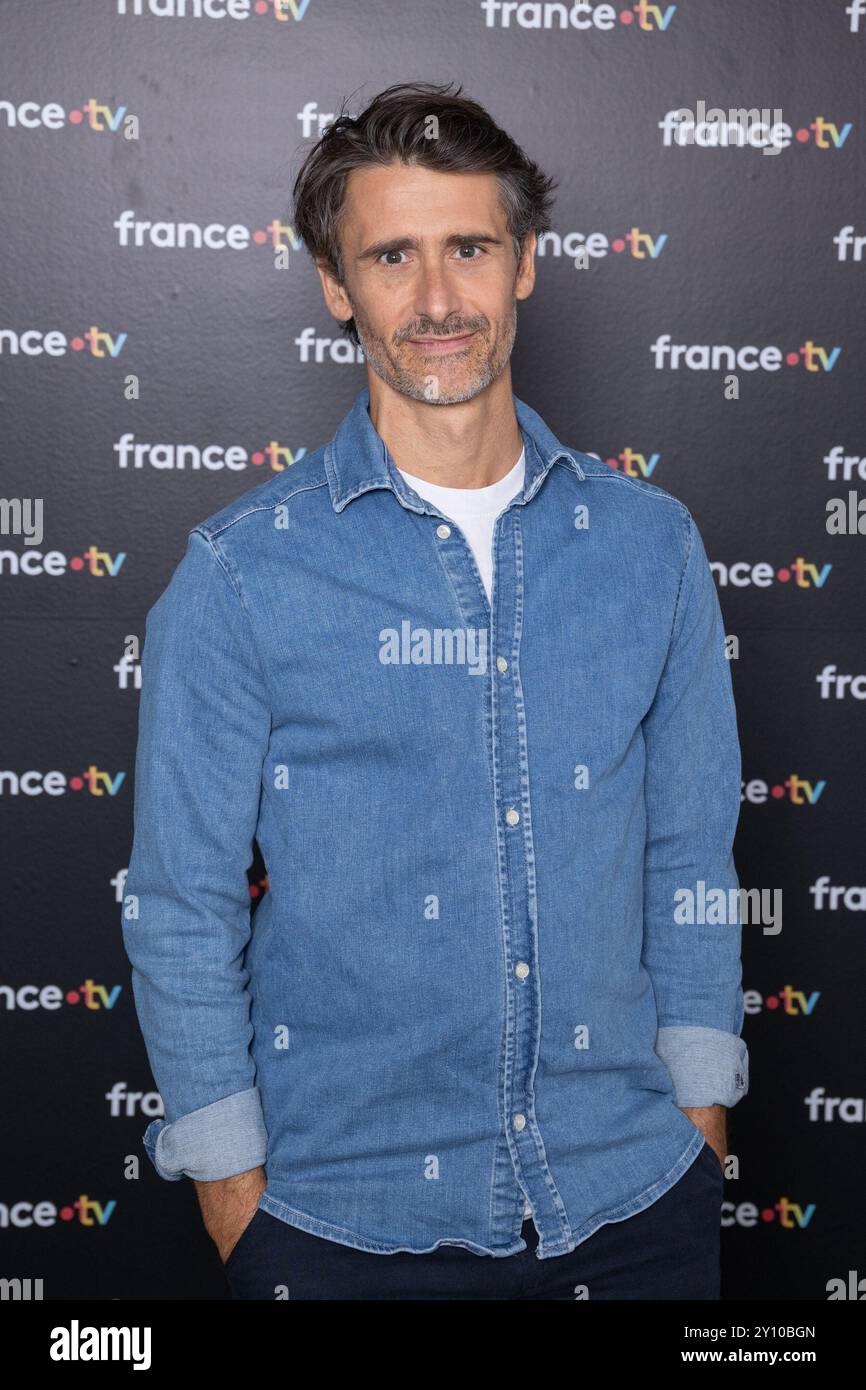 Paris, France. 04th Sep, 2024. Julien Pain attends France TV Press ...