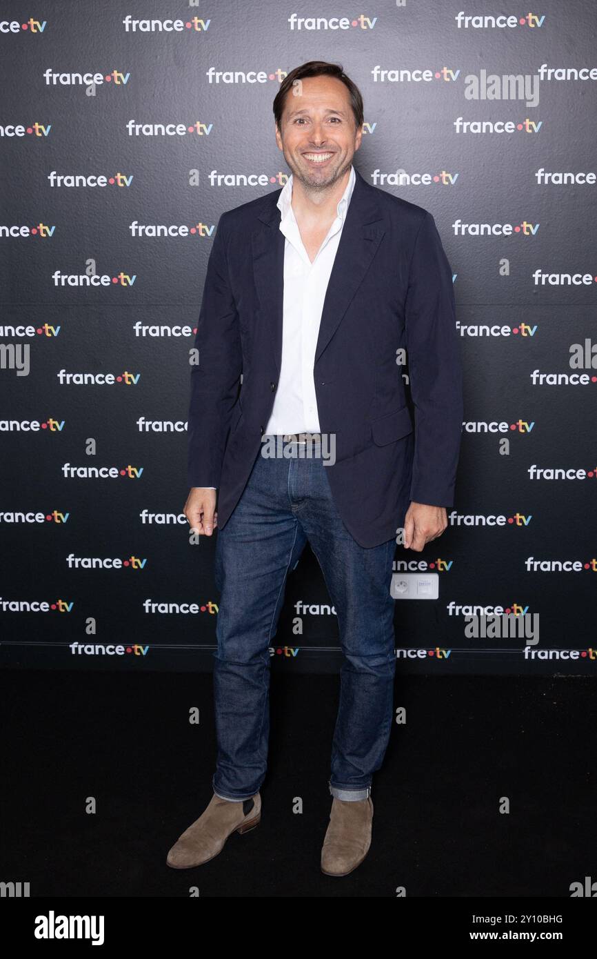 Paris, France. 04th Sep, 2024. Cedric Beaudou attends France TV Press ...