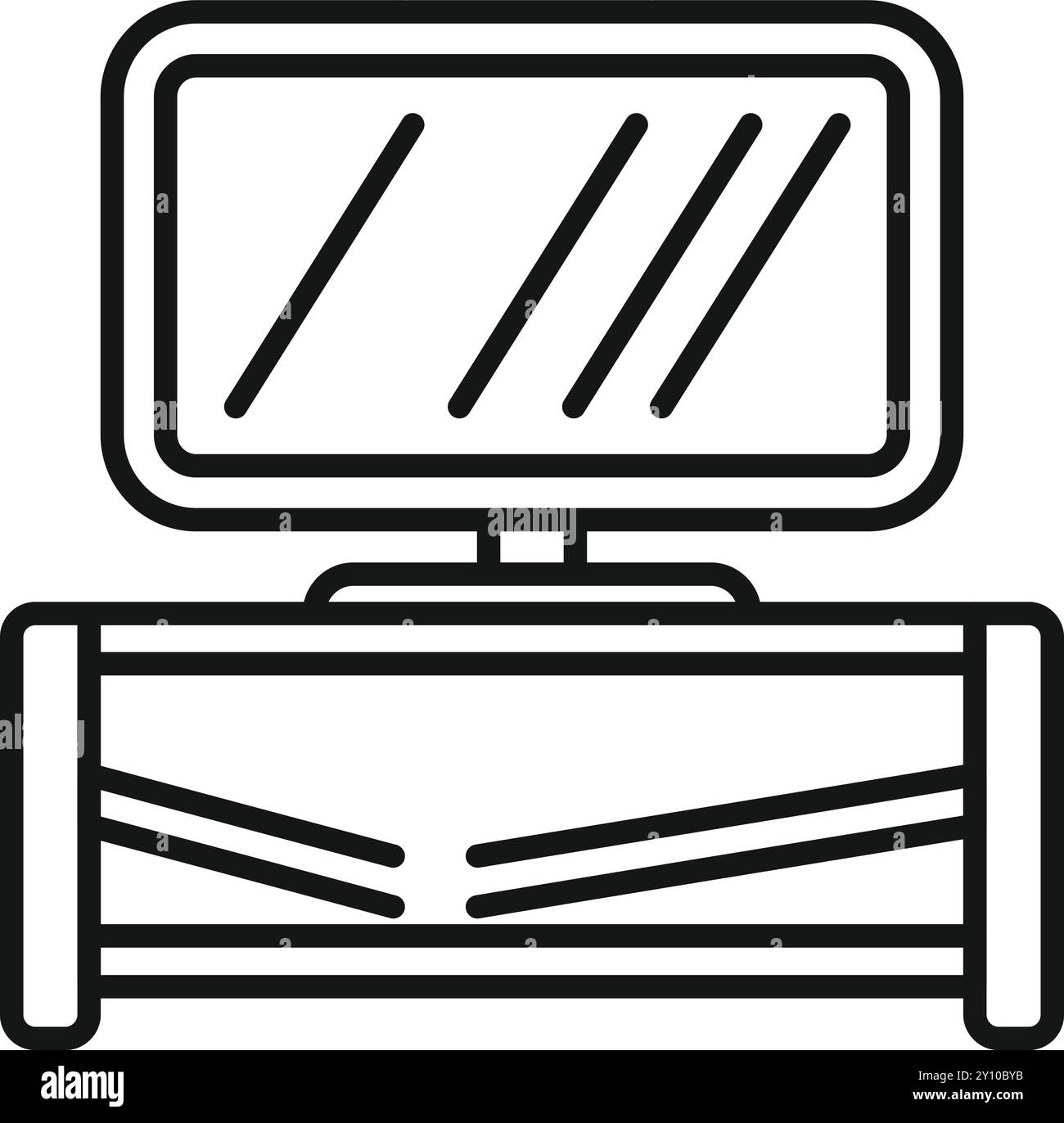 Console shelf Stock Vector Images - Alamy