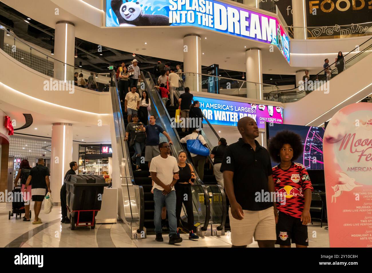 The American Dream Mall in East Rutherford, NJ on Saturday, August 31 ...