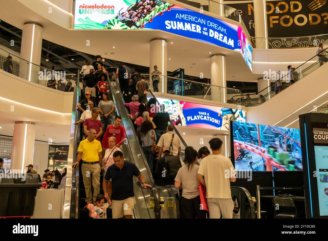 The American Dream Mall in East Rutherford, NJ on Saturday, August 31 ...