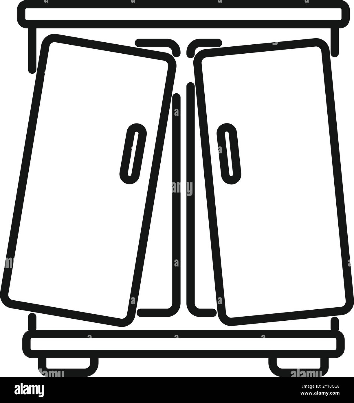 Open closet wardrobe Black and White Stock Photos & Images - Alamy