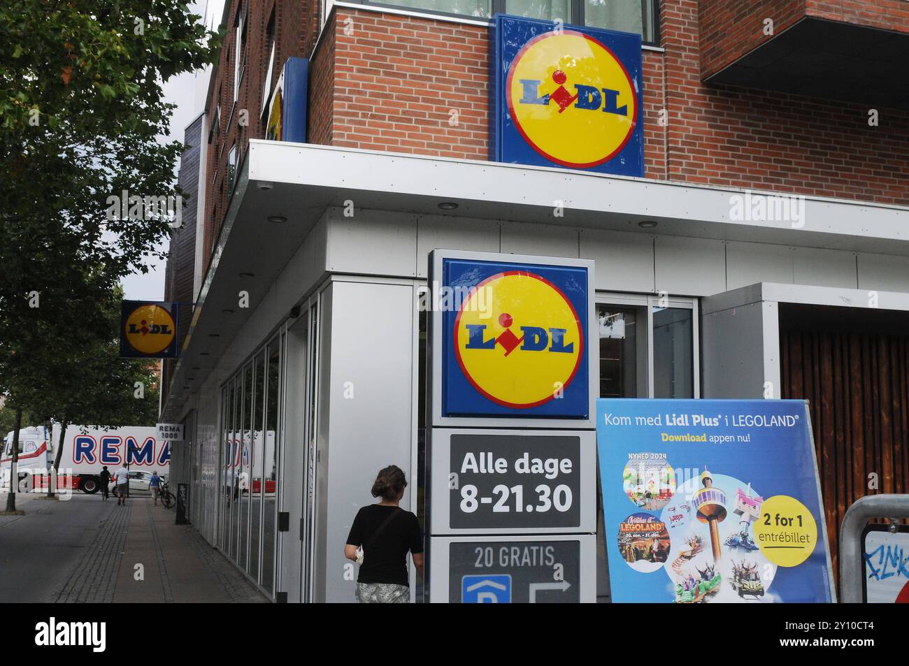Copenhagen/ Denmark/04 September 2024/German lidl grocery chain store n ...