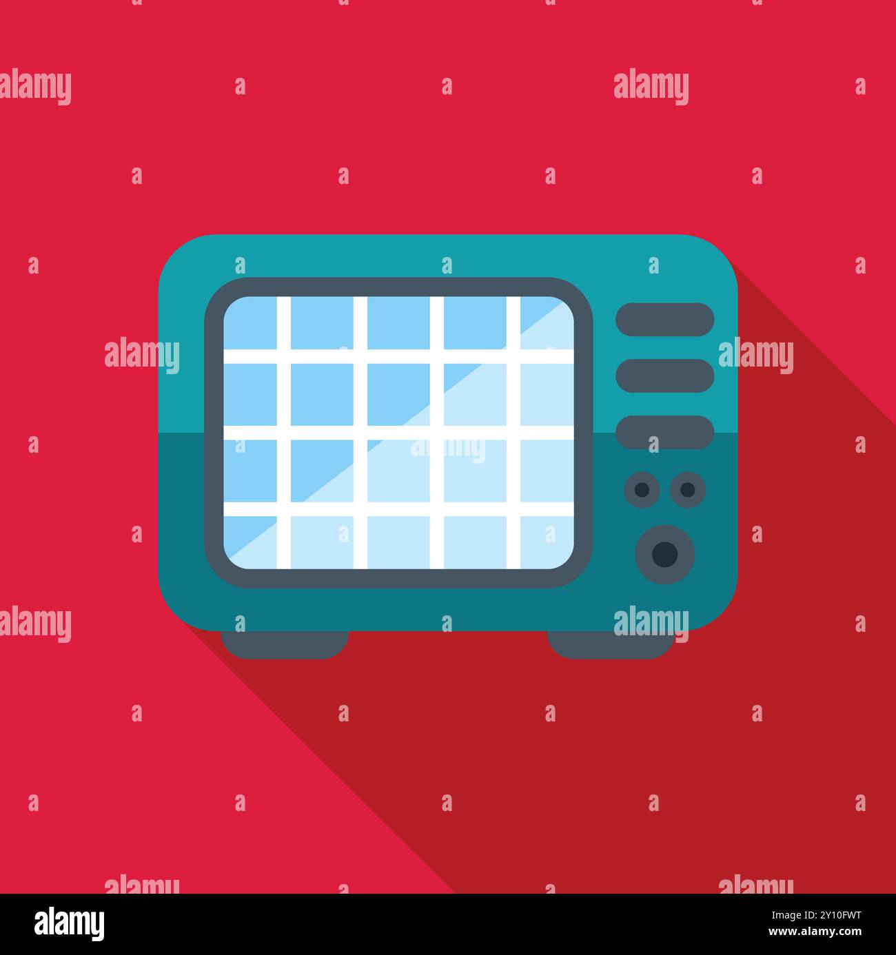 1980s tv living room Stock Vector Images - Alamy