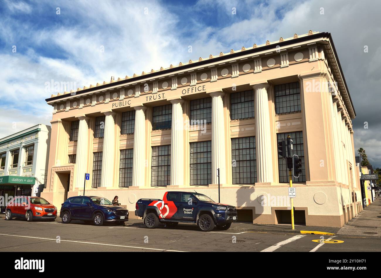 Napier, New Zealand - 2nd May 2024:The Art deco architecture of The ...