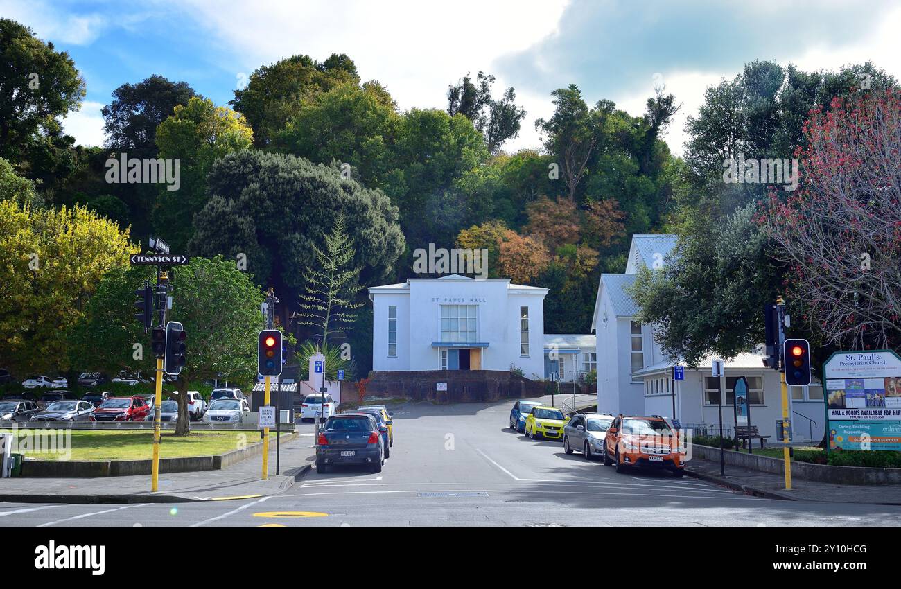 Napier, New Zealand - 2nd May 2024:The Art deco architecture of St ...