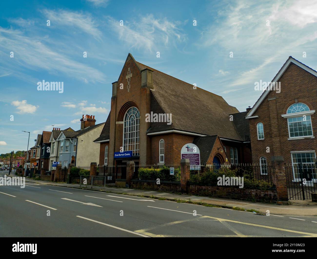 The Zoar Baptist Church on St Helens Street in Ipswich, Suffolk, UK ...