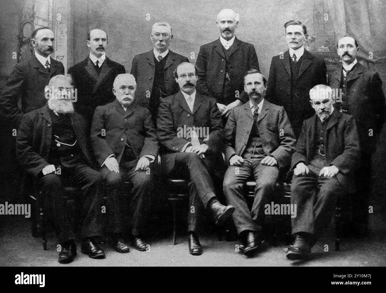 C1910 Committee of Management of the Northampton Co-Op. Back row: J.O ...