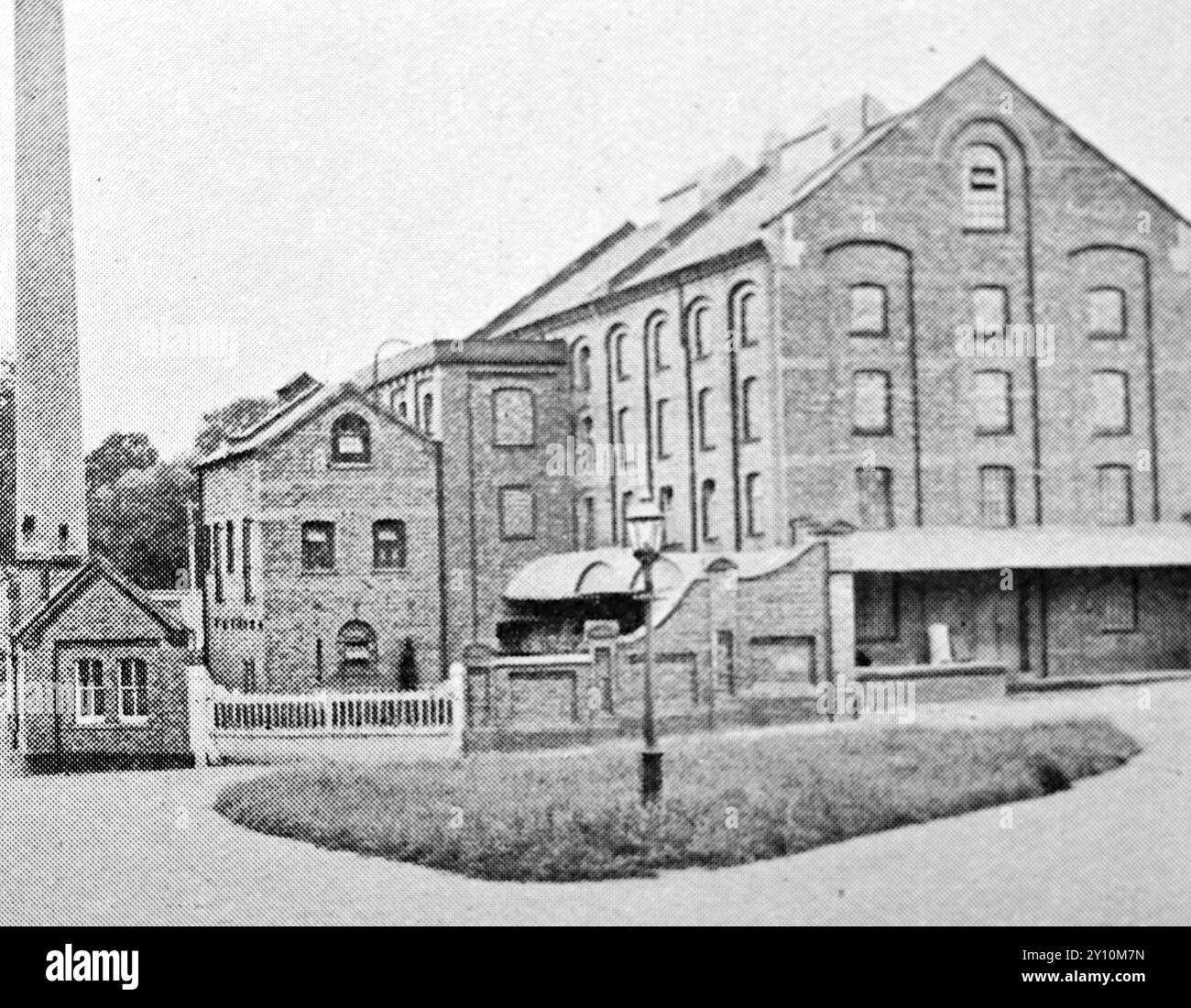 The Co-Op flour mill in Blisworth, Northampton. From a series of ...