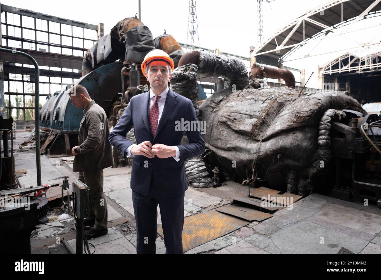 Trypilska power plant hi-res stock photography and images - Alamy