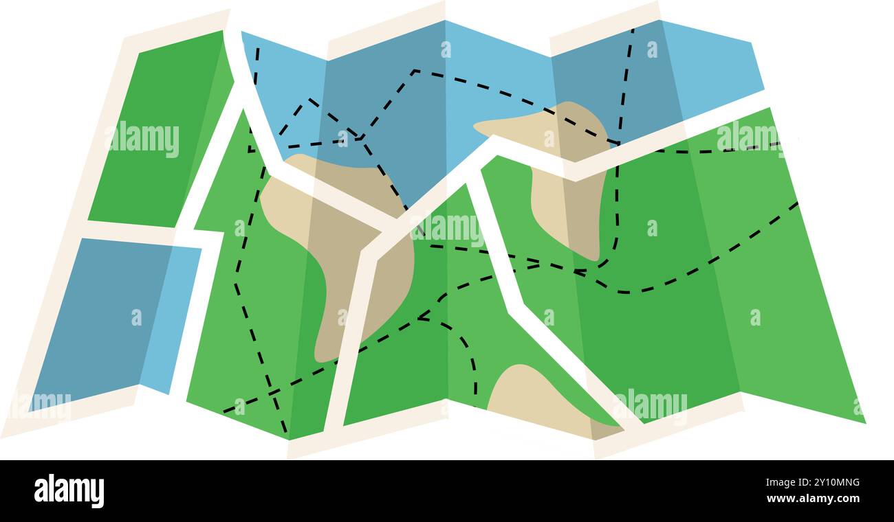 Map with Location icon, GPS navigation icon, Location on Map ...