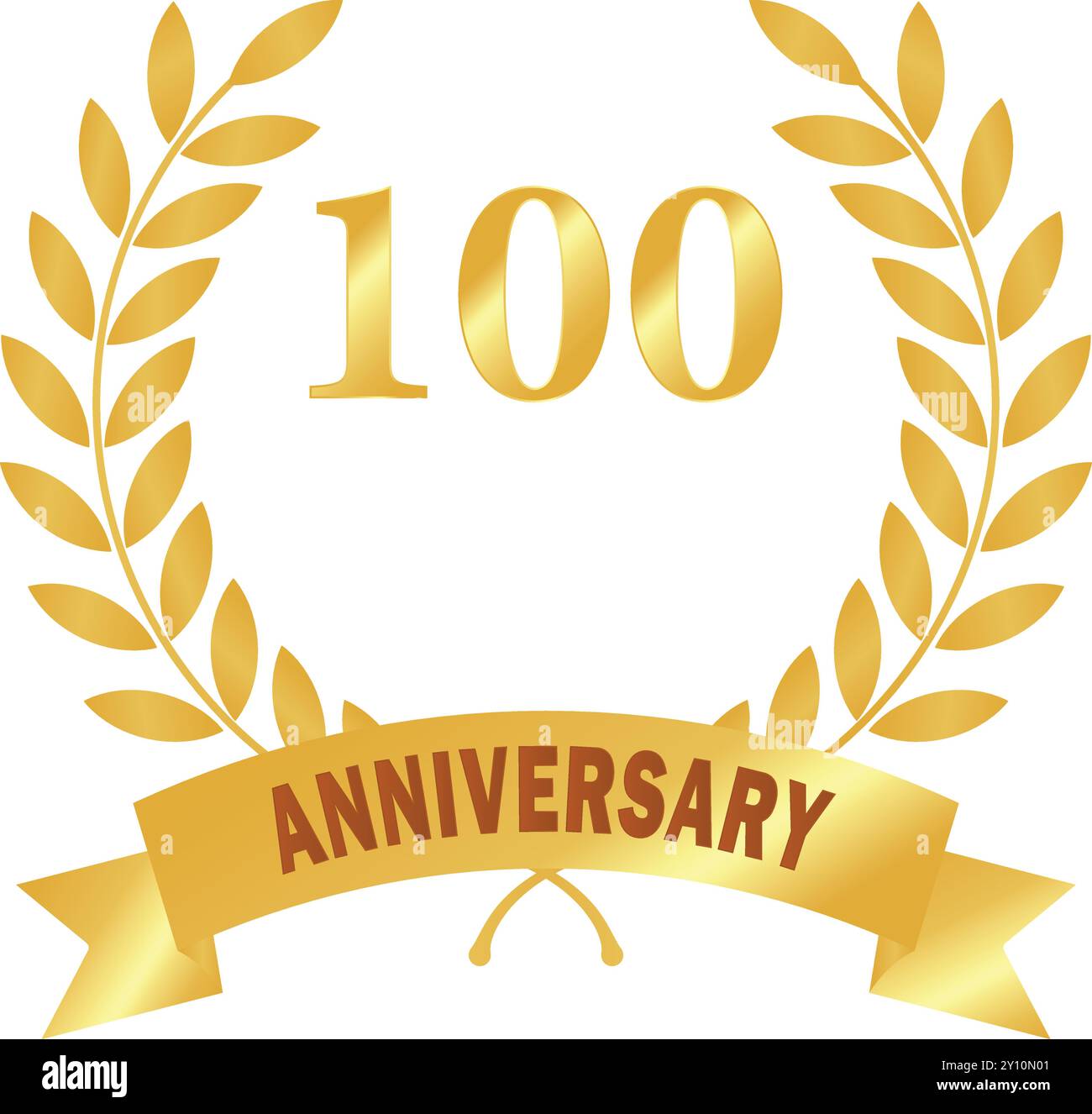 100 years anniversary, Golden Leaves, Golden rank, Golden circular ...