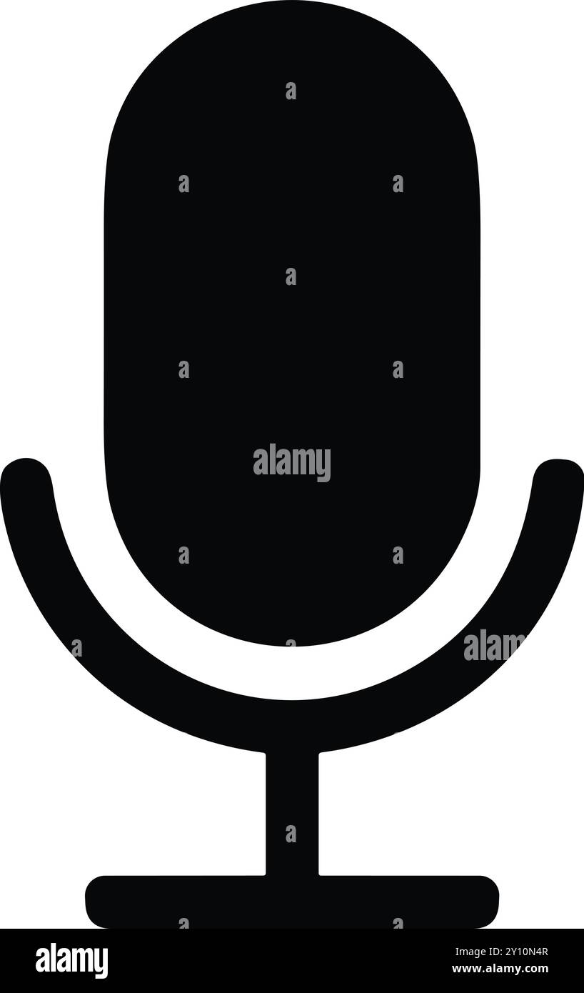 Record microphone recording studio Black and White Stock Photos ...