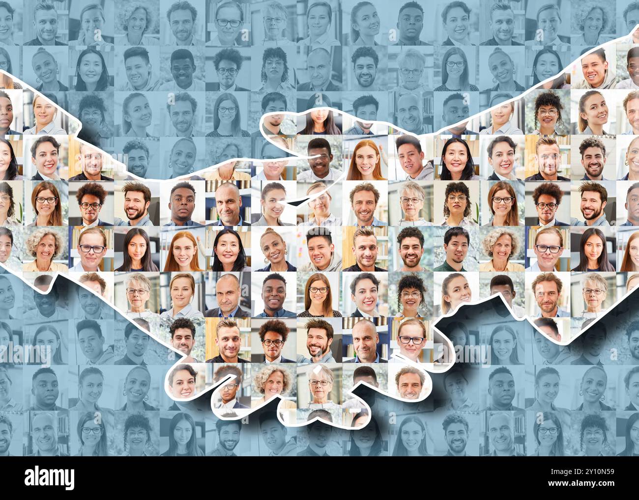 Hand shake business silhouette hi-res stock photography and images - Alamy