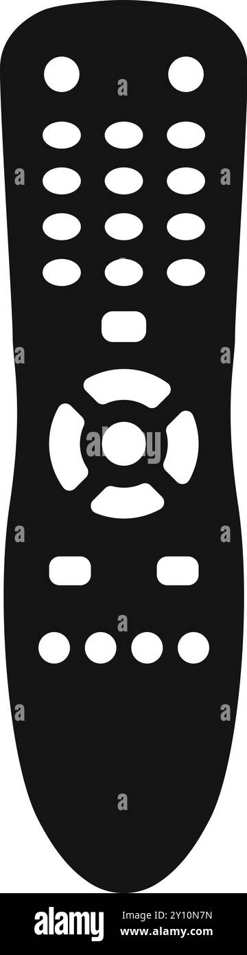TV Remote Black, TV remote control, remote control Illustration Stock ...