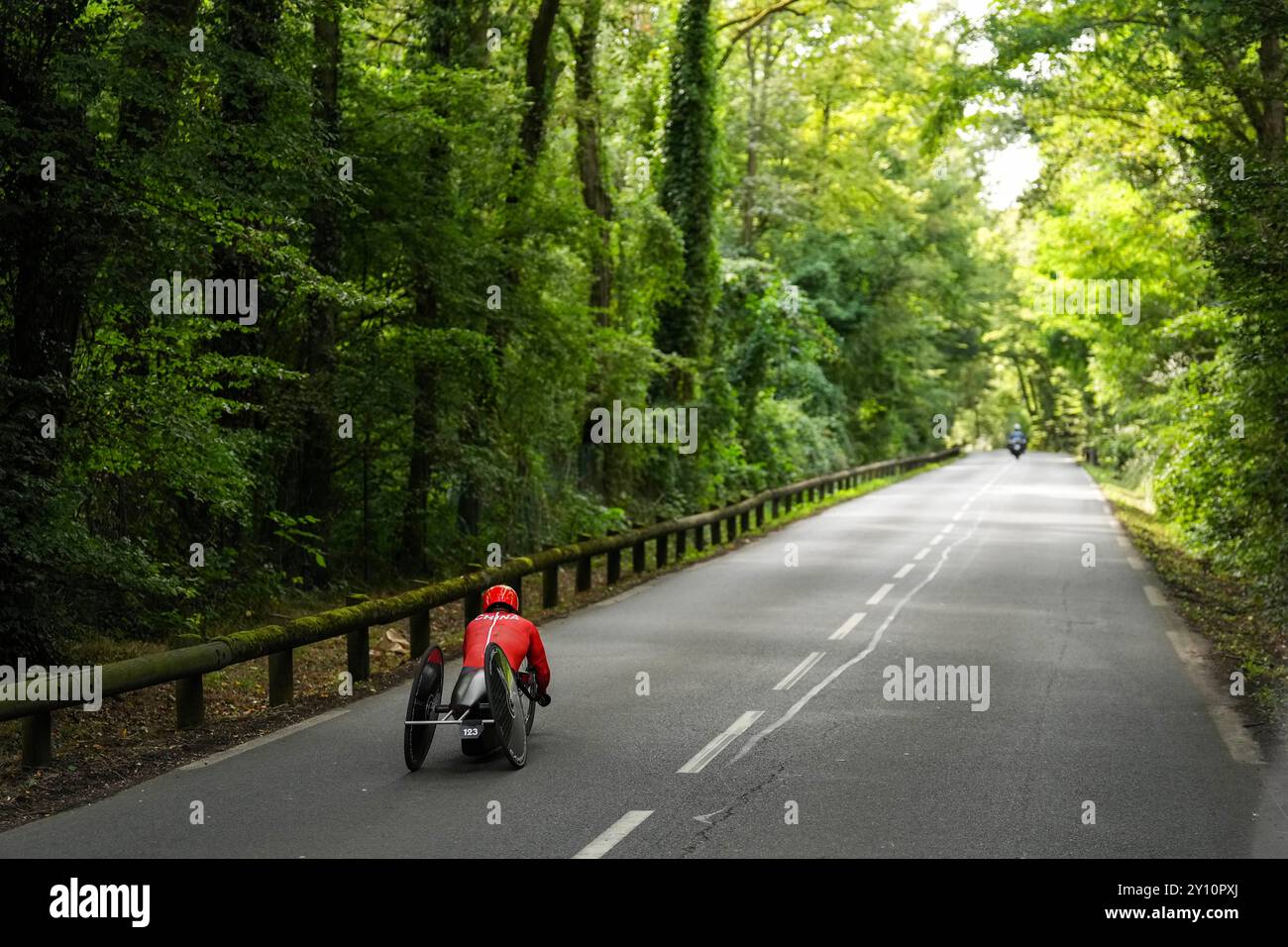 Paris, France. 4th Sep, 2024. Liu Qiangli of China competes during the ...