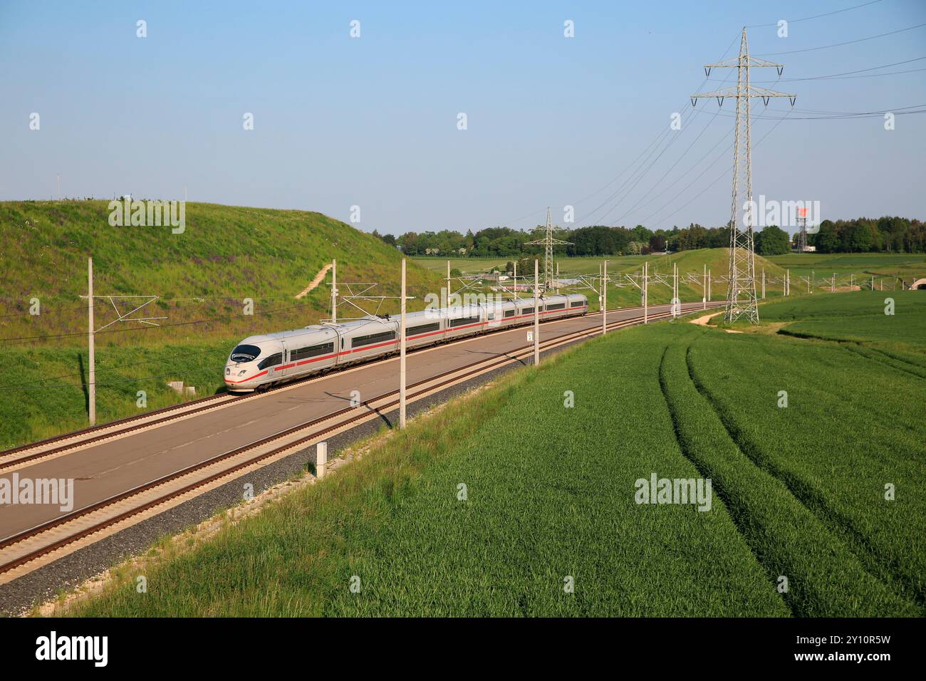New ICE line Ulm - Stuttgart Stock Photo - Alamy