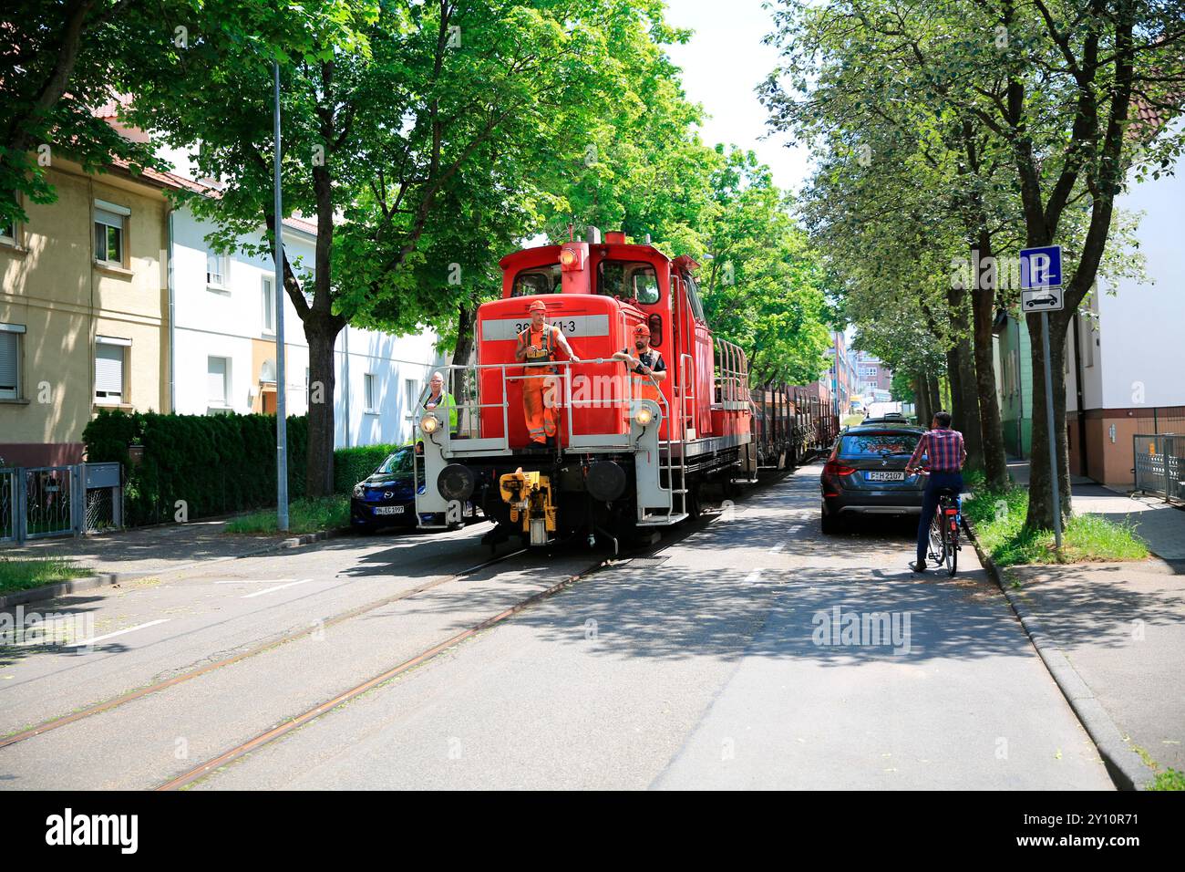 Train and road hi-res stock photography and images - Alamy