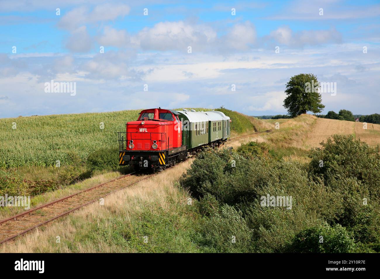 Special train on the branch line Neustrelitz - Feldberg Stock Photo - Alamy