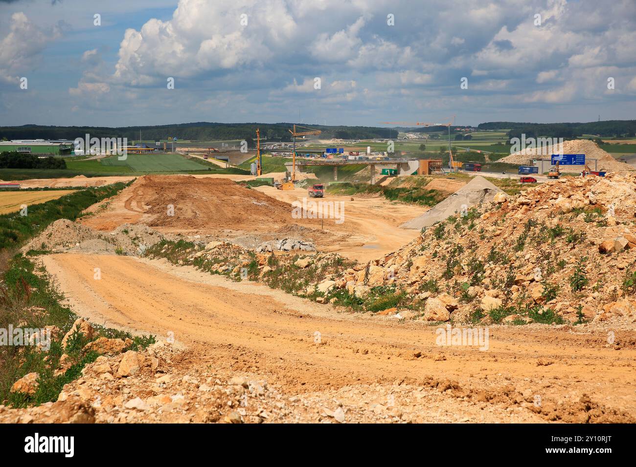 Train new construction line hi-res stock photography and images - Alamy