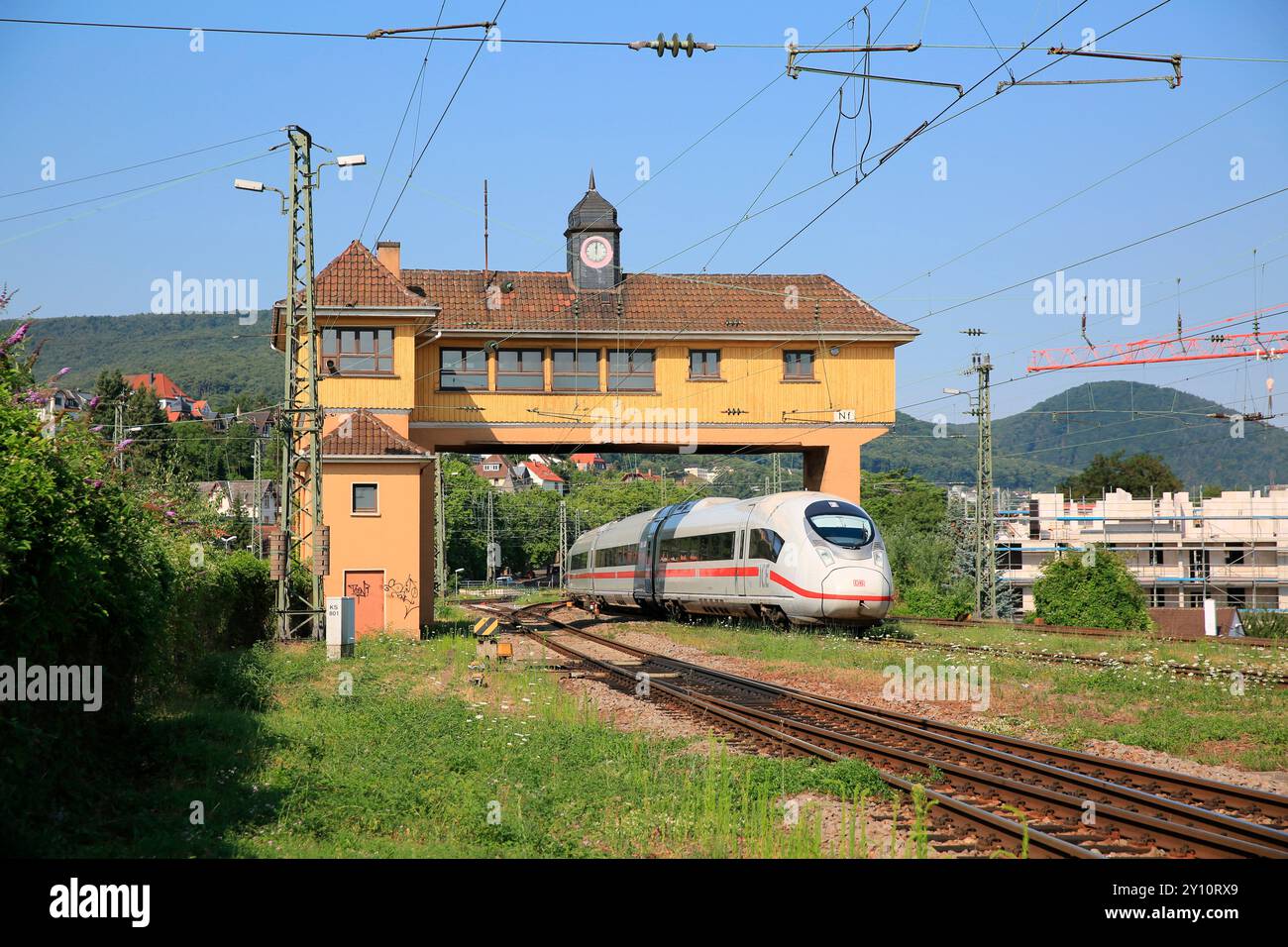 If you didn't know that the ICE train pictured was traveling between ...