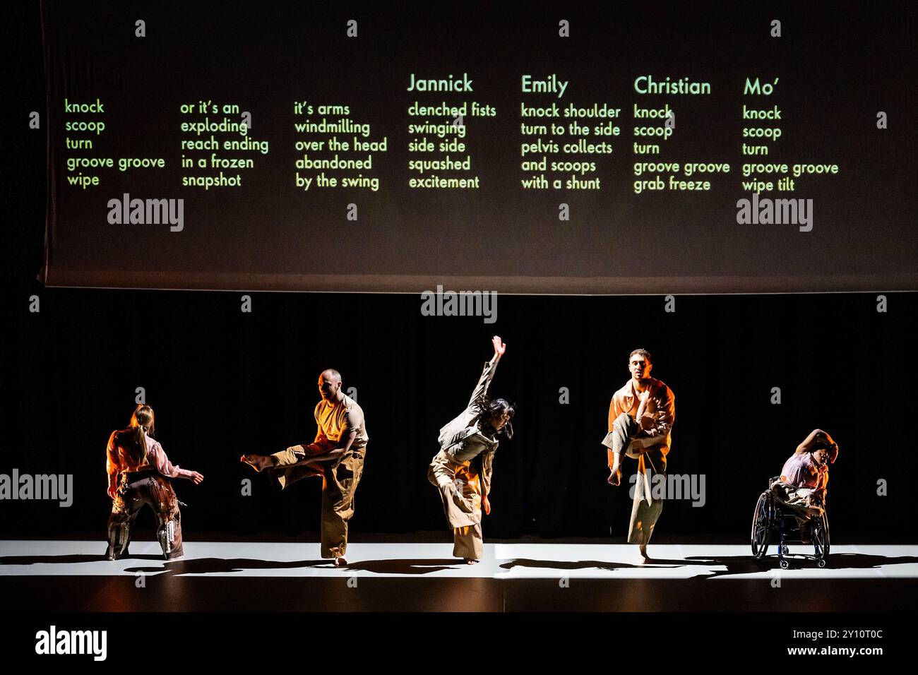 London, UK. 4th Sep, 2024. Dress rehearsal for Lived Fiction by Stopgap ...