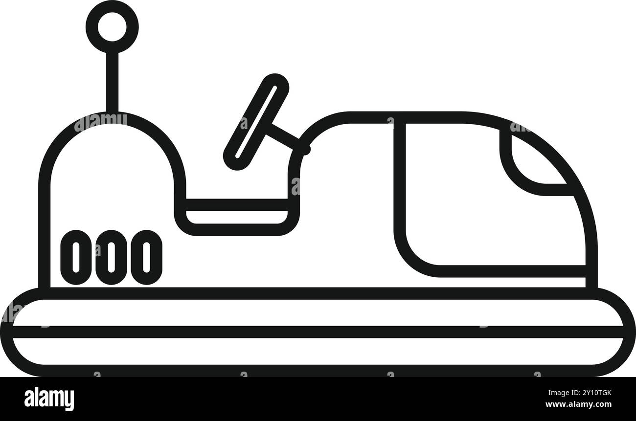 Funfair car ride Black and White Stock Photos & Images - Alamy