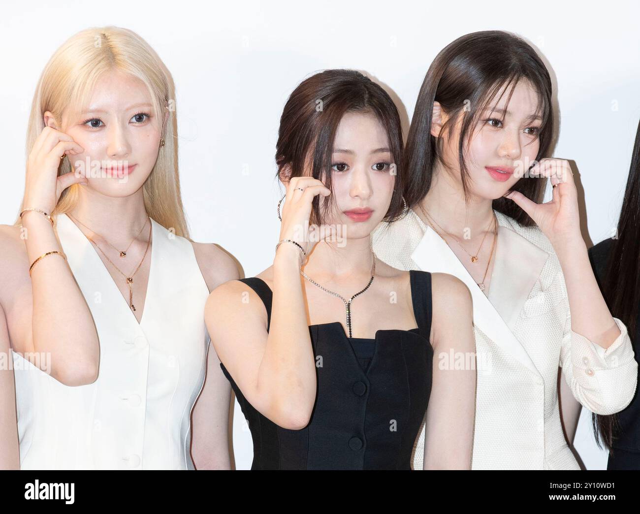 Seoul, South Korea. 4th Sep, 2024. (L to R) Ruka, Chiquita, Rami, Ahyeon, Rora, Pharita and Asa ...