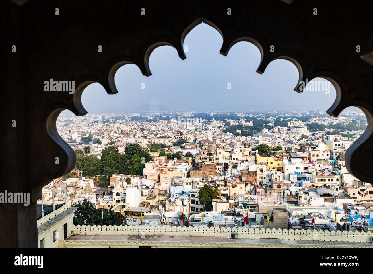 city view from historical palace window at day image is taken at city ...