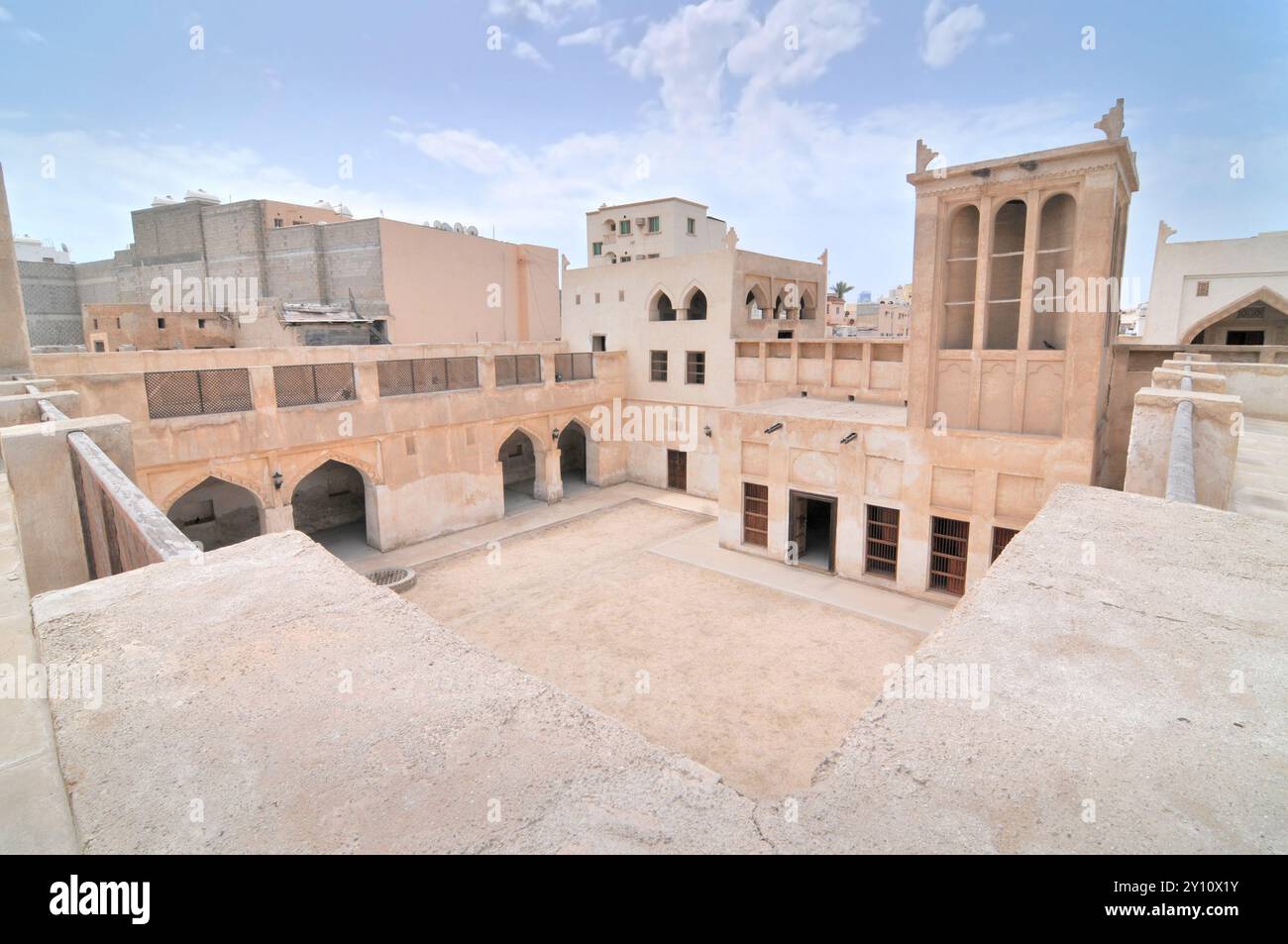 Bahrajn Szejk Isa bin House residence in Muharraq, Bahrain Stock Photo ...