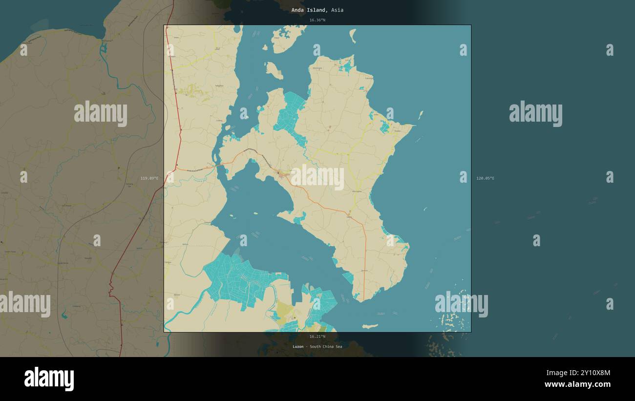 Anda Island in the South China Sea, belonging to Philippines, described ...
