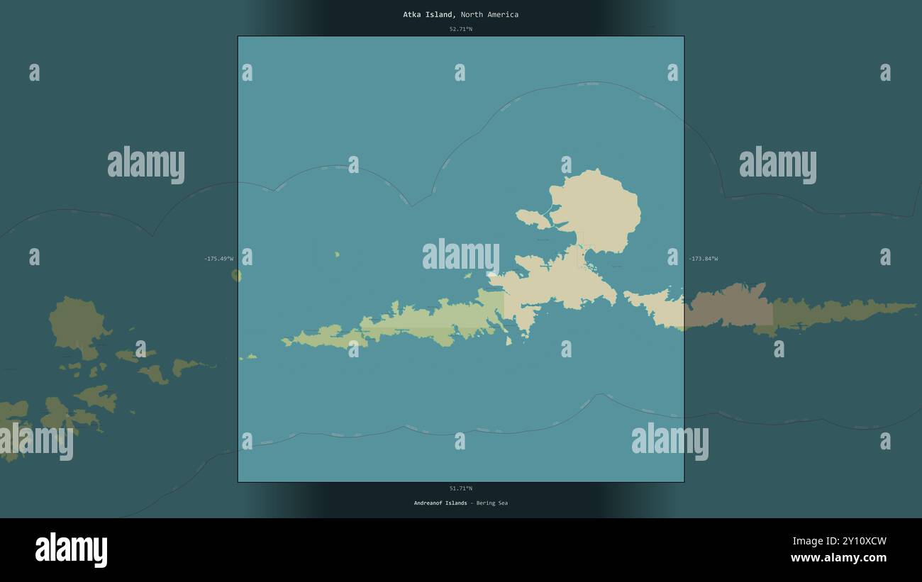 Atka Island in the Bering Sea, belonging to United States, described ...