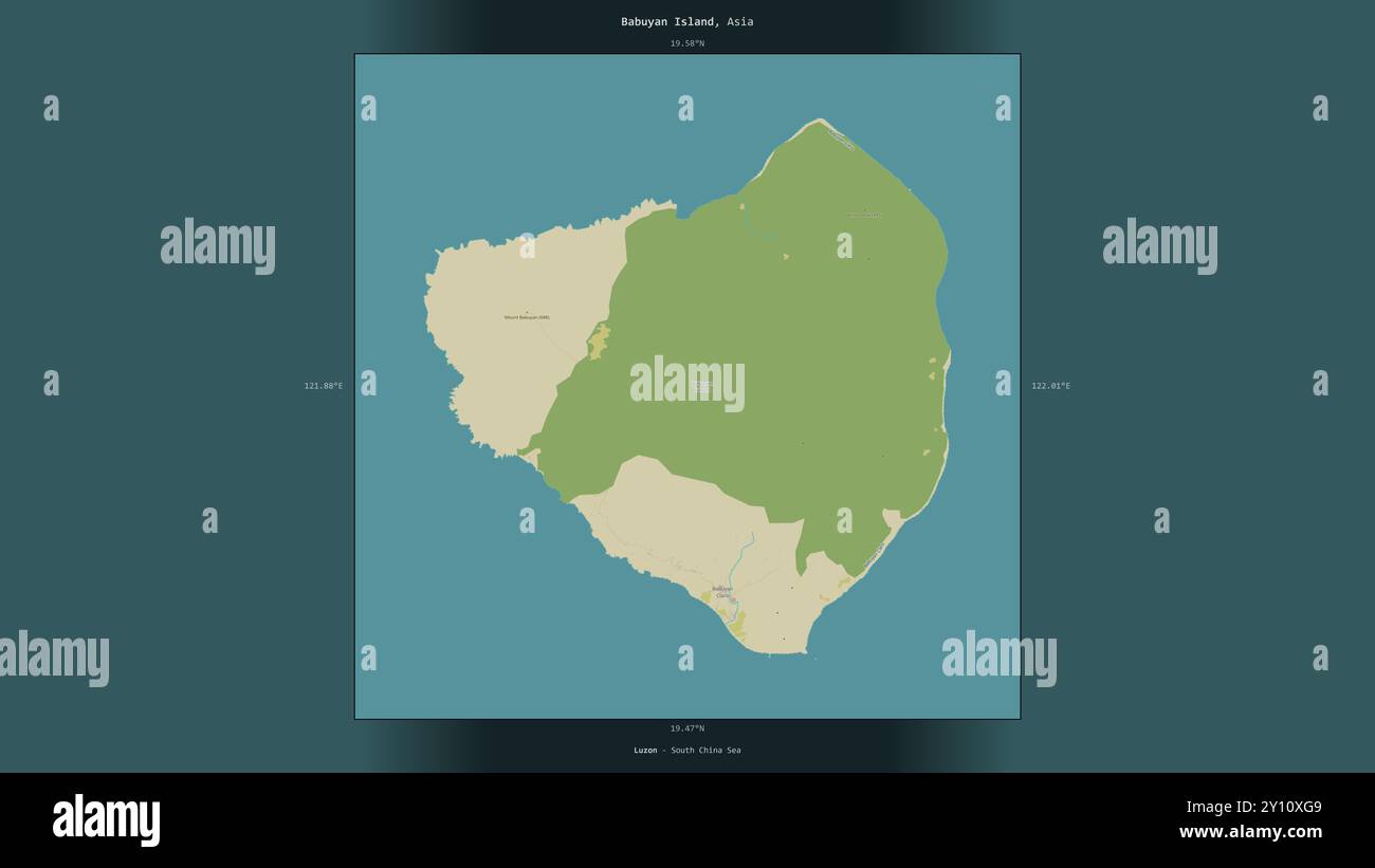 Babuyan Island in the South China Sea, belonging to Philippines ...