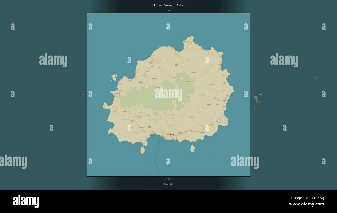 Pulau Bawean in the Java Sea, belonging to Indonesia, described and ...