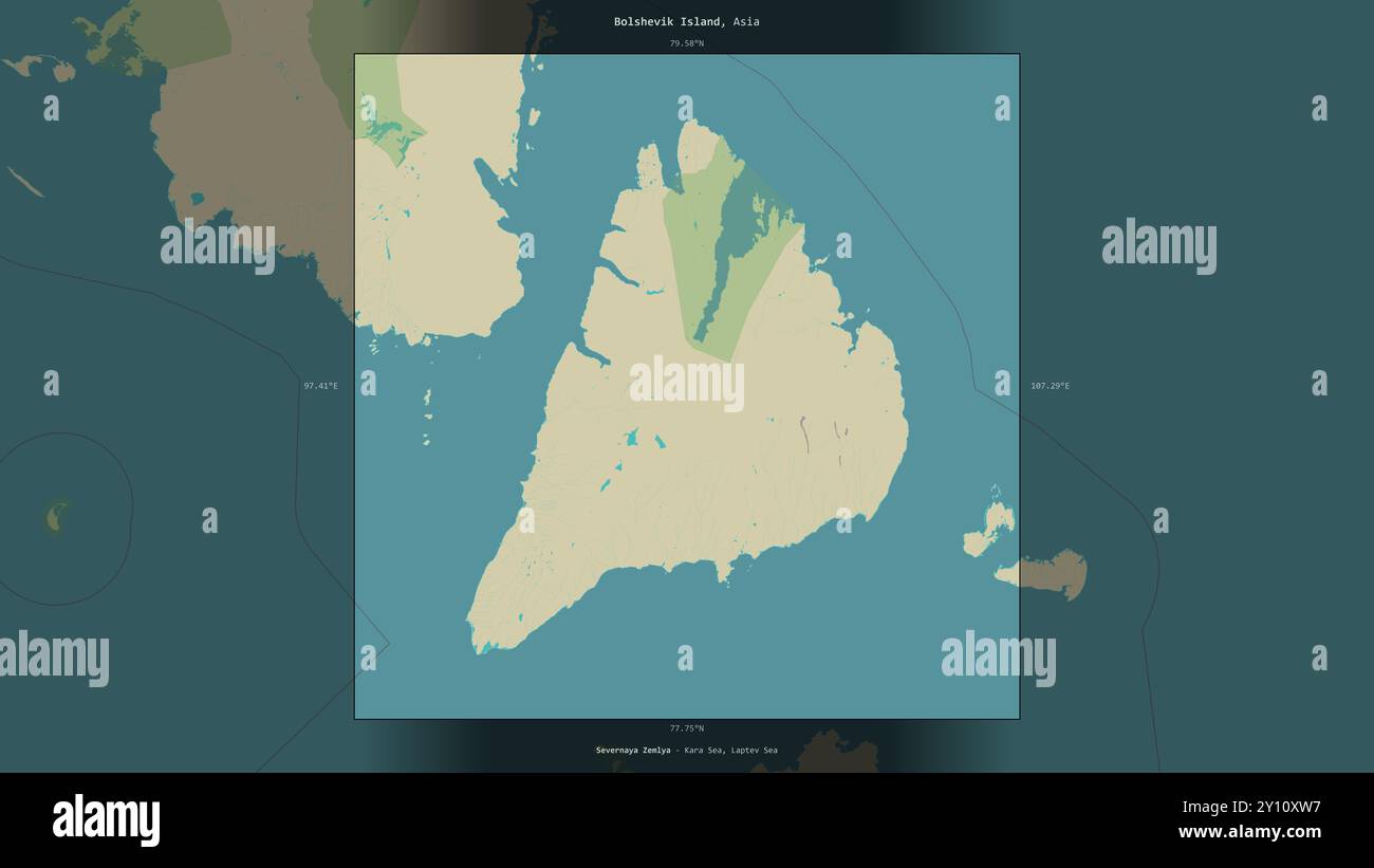 Bolshevik Island in the Kara Sea, belonging to Russia, described and ...