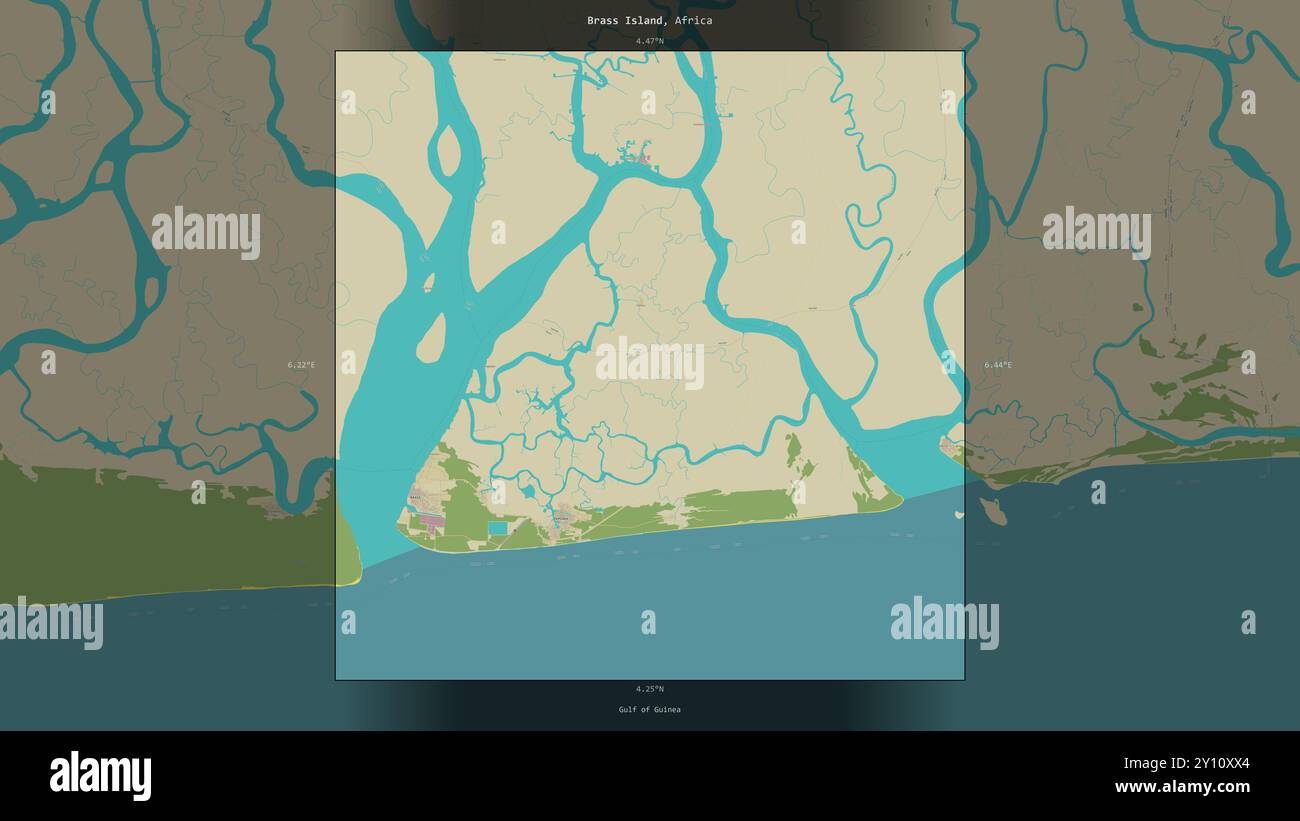 Brass Island in the Gulf of Guinea, belonging to Nigeria, described and ...